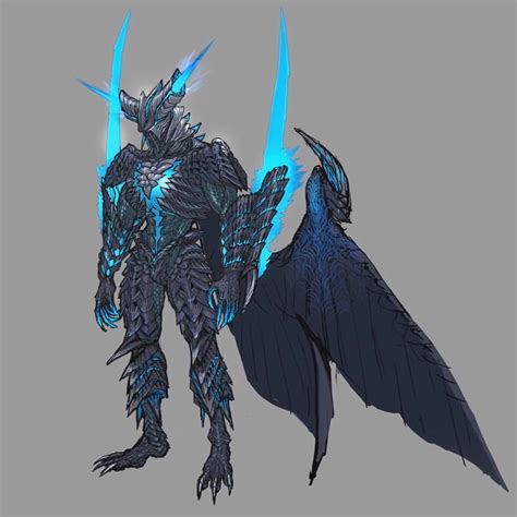 Devil Trigger Oc Devil Trigger Designs Blue Dragon In Armor Vergil