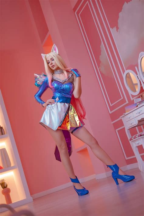 All Out Ahri Cosplay League Of Legends By Bellatrixaiden On Deviantart