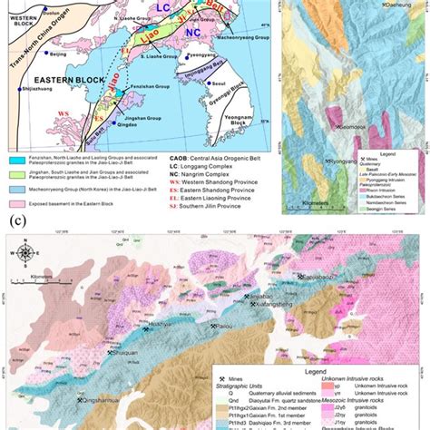 A Map Of The Paleoproterozoic Jiao Liao Ji Belt In The Eastern Block
