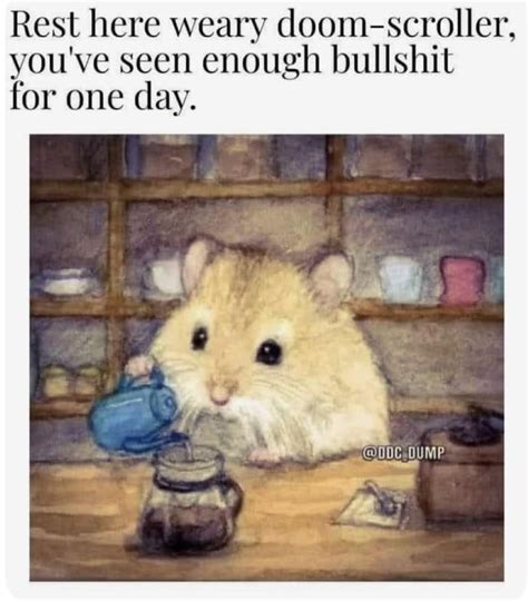 Weary Doom Scroller 9gag