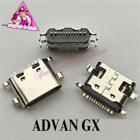 Jual Konektor Cas Gx Advan Universal Connector Charging Port Usb Shopee Indonesia