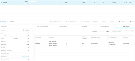 nutanix acropolis vm live migration virtualization dbaas and whatever