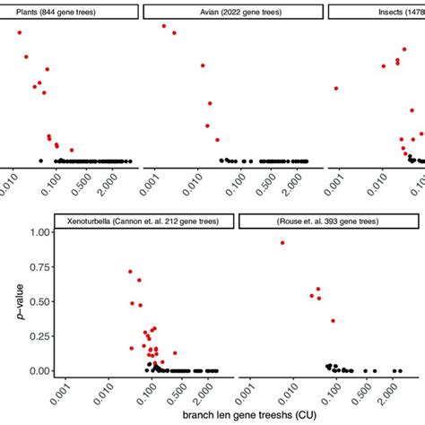 Polytomy Test Results On Avian Dataset A Astral Species Tree Using