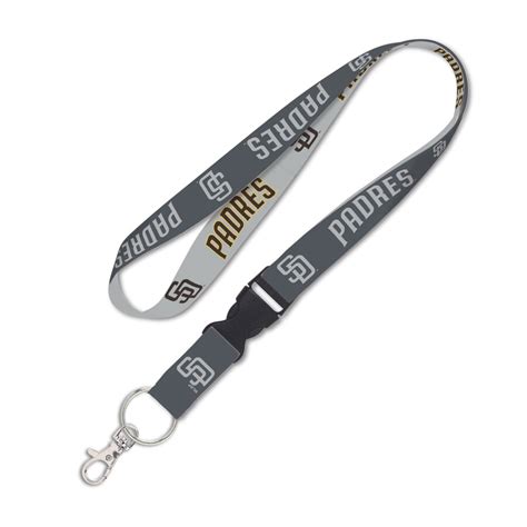 San Diego Padres Wincraft Full Coverage Color Buckle Lanyard
