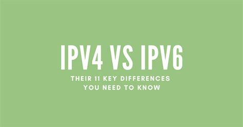 Diferencias Entre Ipv4 E Ipv6 Todo Lo Que Debes Saber