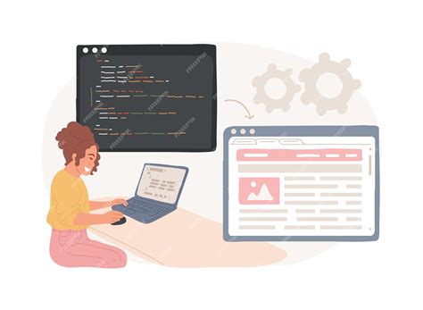 Premium Vector Website Development Isolated Concept Vector Illustration Webpage Programming