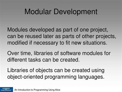 Ppt Top Down Design And Modular Development Powerpoint Presentation