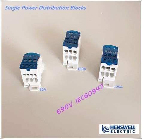 A A A Modular Power Distribution Blocks A Single Power