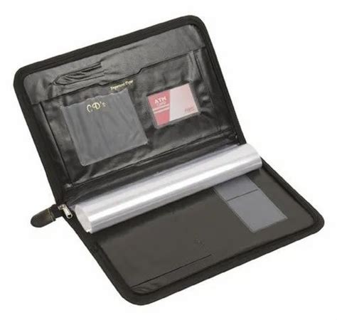 Leather Black Flap File Folder For Office Paper Size A4 At Rs 275 Piece In Ahmedabad