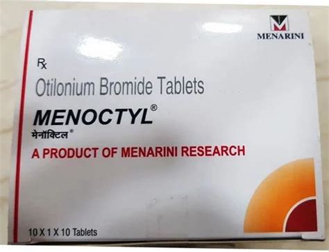 Menoctyl Otilonium Bromide 40mg Tablets Packaging Type Strip At ₹ 300 Strip In Mumbai