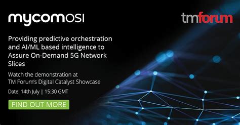 MYCOM OSI Provides Predictive Orchestration And AI ML Based Intelligence To Assure On Demand 5G