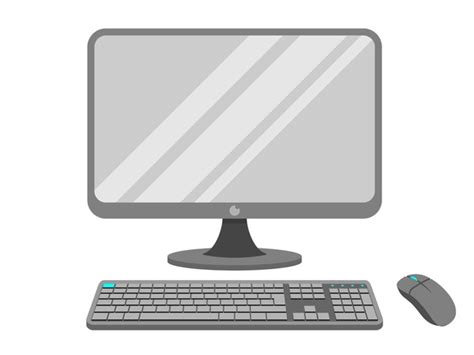Computer Monitor Keyboard Mouse Over 32853 Royalty Free Licensable