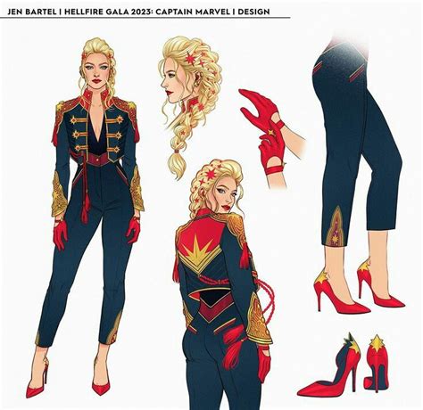 Capitana Marvel Hellfire Gala2023 Hellfire Gala Outfits 2023