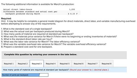 Solved Problem 10 16 Algo Comprehensive Variance Analysis