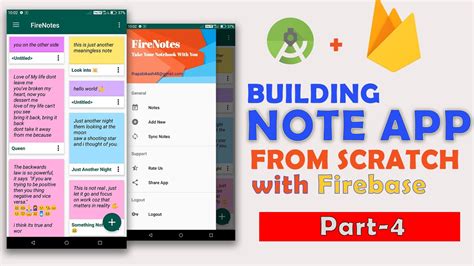 Android Note Taking App Tutorial With Firebase Part Displaying Sample Note In