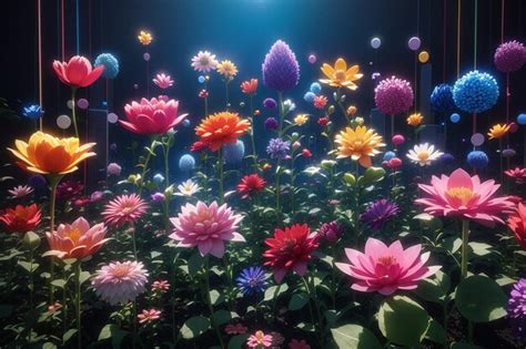 Premium Ai Image Blossoming Possibilities Nurturing The Digital Garden Of Blockchain Exploring