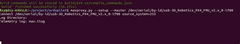 there is no serial data when run the examples copter 3 4 ardupilot