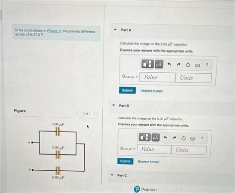 Solved In The Circuit Shown In Figure 1 The Potential Chegg Com