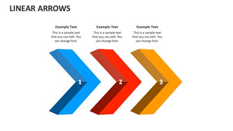 Linear Arrows Template For PowerPoint And Google Slides PPT Slides