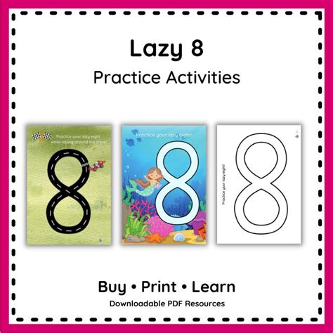 💥 Freebie 💥 Lazy 8 Activities The Early Learning Toolbox
