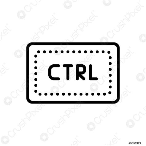 Ctrl Vector De Stock 5556929 Crushpixel