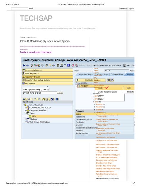 Techsap Radio Button Group By Index In Web Dynpro Pdf Information