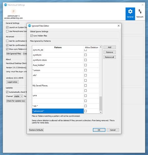 Official Nextcloud Client AmbientCG Docs