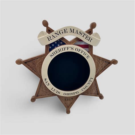 Sheriff Badge Shadow Box Sailor Made Custom Woodworks