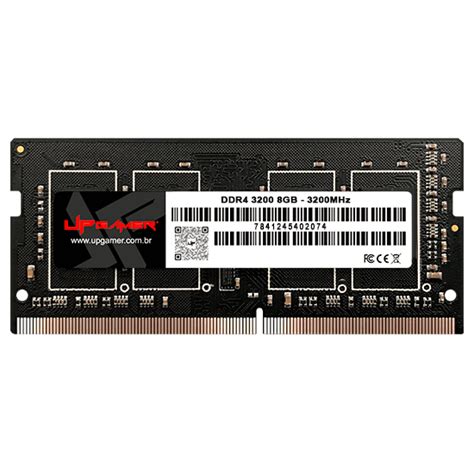Memoria Ram 8gb 3200mhz Para Notebook Ddr4 Up Gamer Navitech