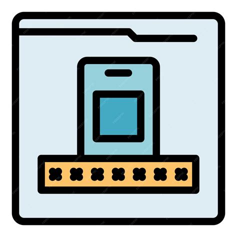 Premium Vector Secure Folder Icon Outline Vector Factor Verification