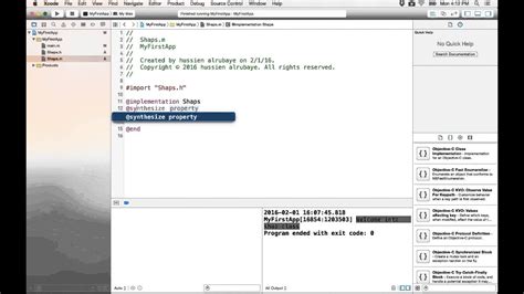 14 Objective C Properties الخصائص Youtube