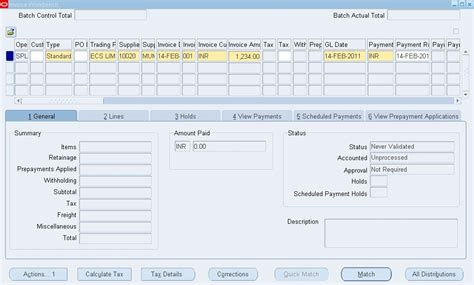 How To Enter Standard Invoices In Accounts Payable Aamantpoint