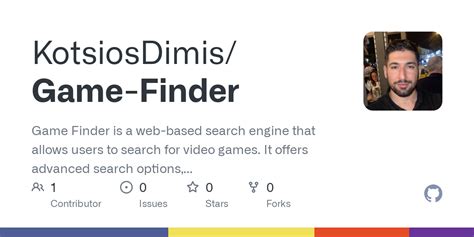 GitHub KotsiosDimis Game Finder Game Finder Is A Web Based Search Engine That Allows Users To
