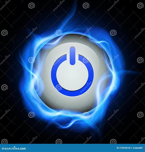 Power Button Design Stock Vector Illustration Of Technology 27053018