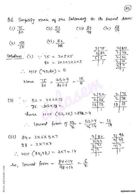 Rd Sharma Solutions For Class 6 Fractions Exercise 66 Pdf Rd