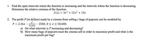 Solved Find The Open Intervals Where The Function Is Chegg