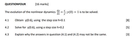 Solved Questionfour [16 Marks] The Evolution Of The