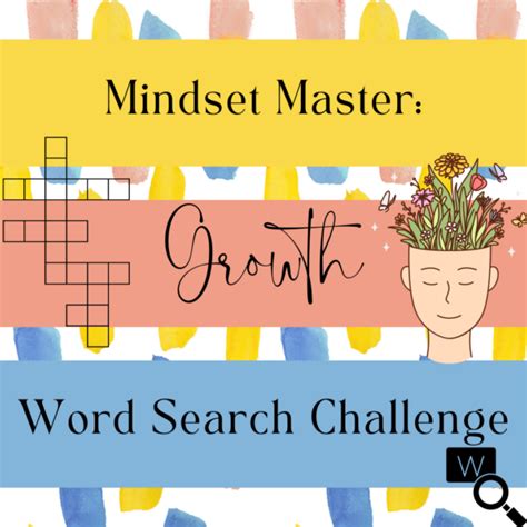 Mindset Master Growth Word Search Challenge Made By Teachers