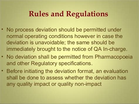 Deviation Control System