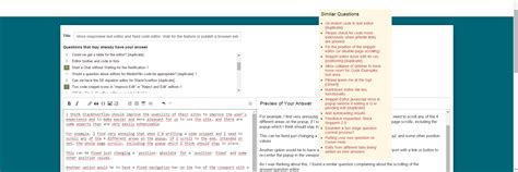More Responsive Text Editor And Fixed Position Code Editor Wait For
