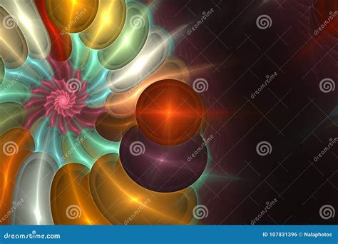 Fractal Mathematic Algorithm Generated Art Picture Illustration Can