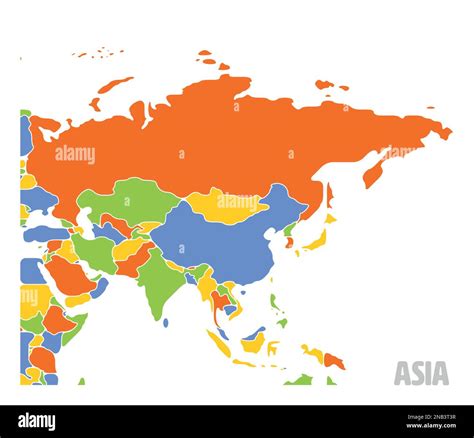 Esquema Simple De Asia