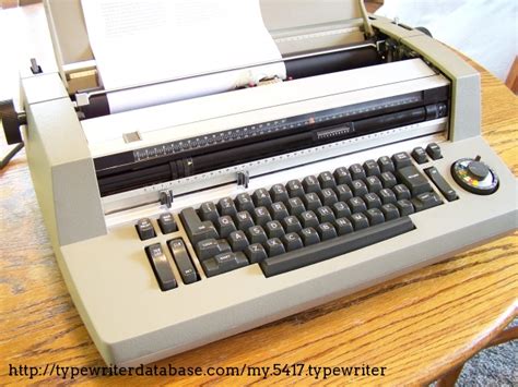 197x Ibm Selectric Composer On The Typewriter Database