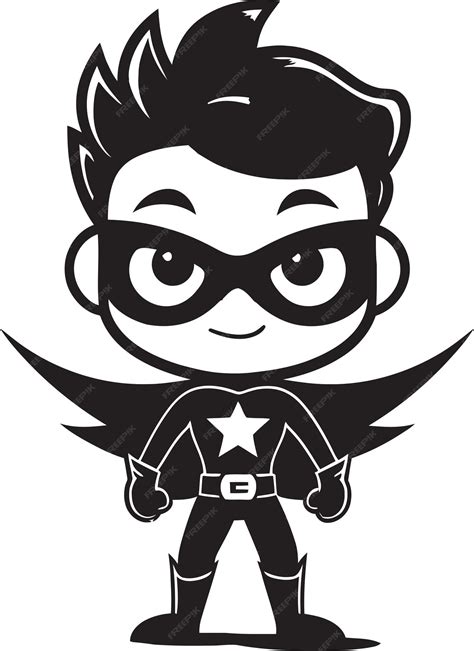 Cute Crusader Cute Superhero Emblem Tiny Titan Adorable Hero Symbol