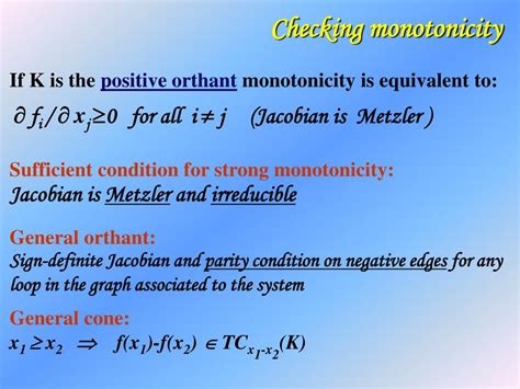 Ppt Structural Monotonicity And Convergence In Chemical Reaction