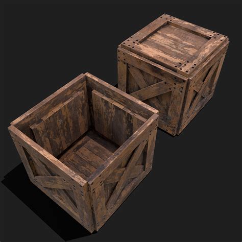 Small Crate 3d Model By Get Dead Entertainment