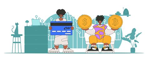 디지털 화폐 자산과의 상호 작용 관리의 주제 한 그룹의 사람들이 암호화 자산과 상호 작용합니다 경영자에 대한 스톡 벡터 아트 및 기타 이미지 Istock