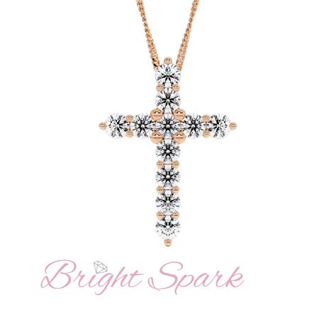 Крестик в стиле Тиффани с камнями Crest 1,1 карата – купить по отличной ...