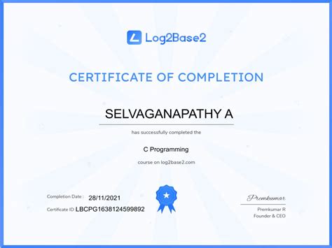 Selvaganapathy A On Linkedin Log2base2 Coding Cprogramming