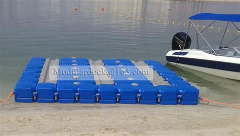 China Plastic HDPE Modular Floating Dock China Floating Dock Plastic Pontoon Cubes